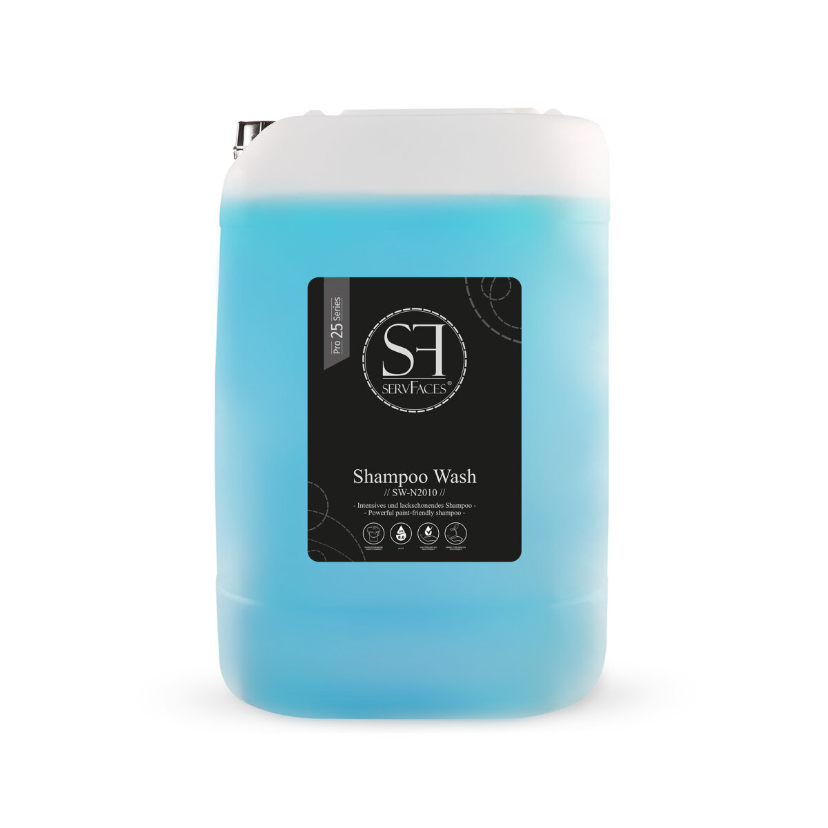 servFaces Shampoo Wash SW-N2010 Autoshampoo 25 kg - Hochwertiges Auto